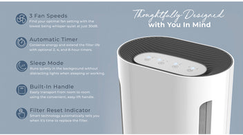 PureZone™ True HEPA Air Purifier | Pure Enrichment®