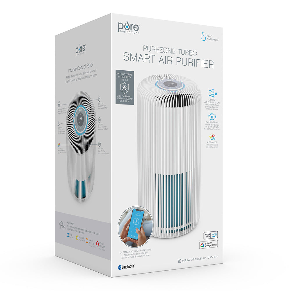 PureZone™ Turbo Smart Air Purifier | Pure Enrichment® Official Site