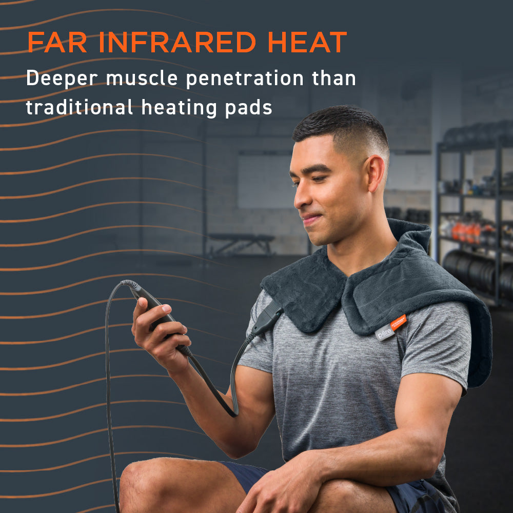 PureRelief™ Pro Far Infrared Neck & Shoulder Heating Pad | Pure Enrichment®
