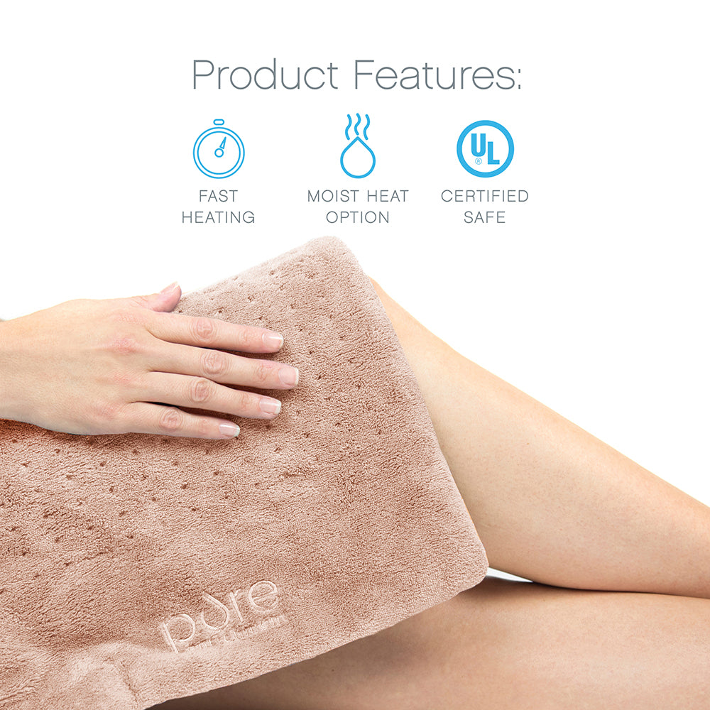 PureRelief® Deluxe Heating Pad | Pure Enrichment® Official Site