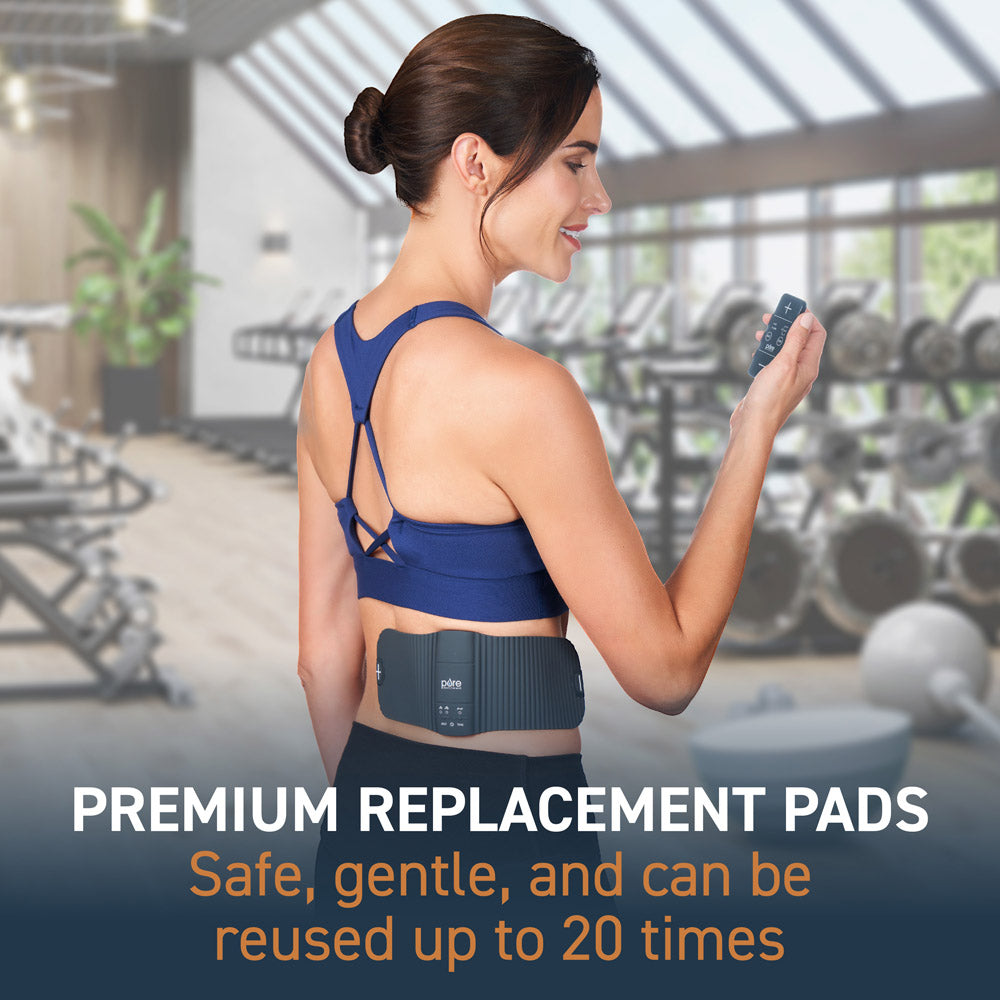 PurePulse™ Go Reusable Electrode Gel Pads - 5 Pack (10 Total Pads ...