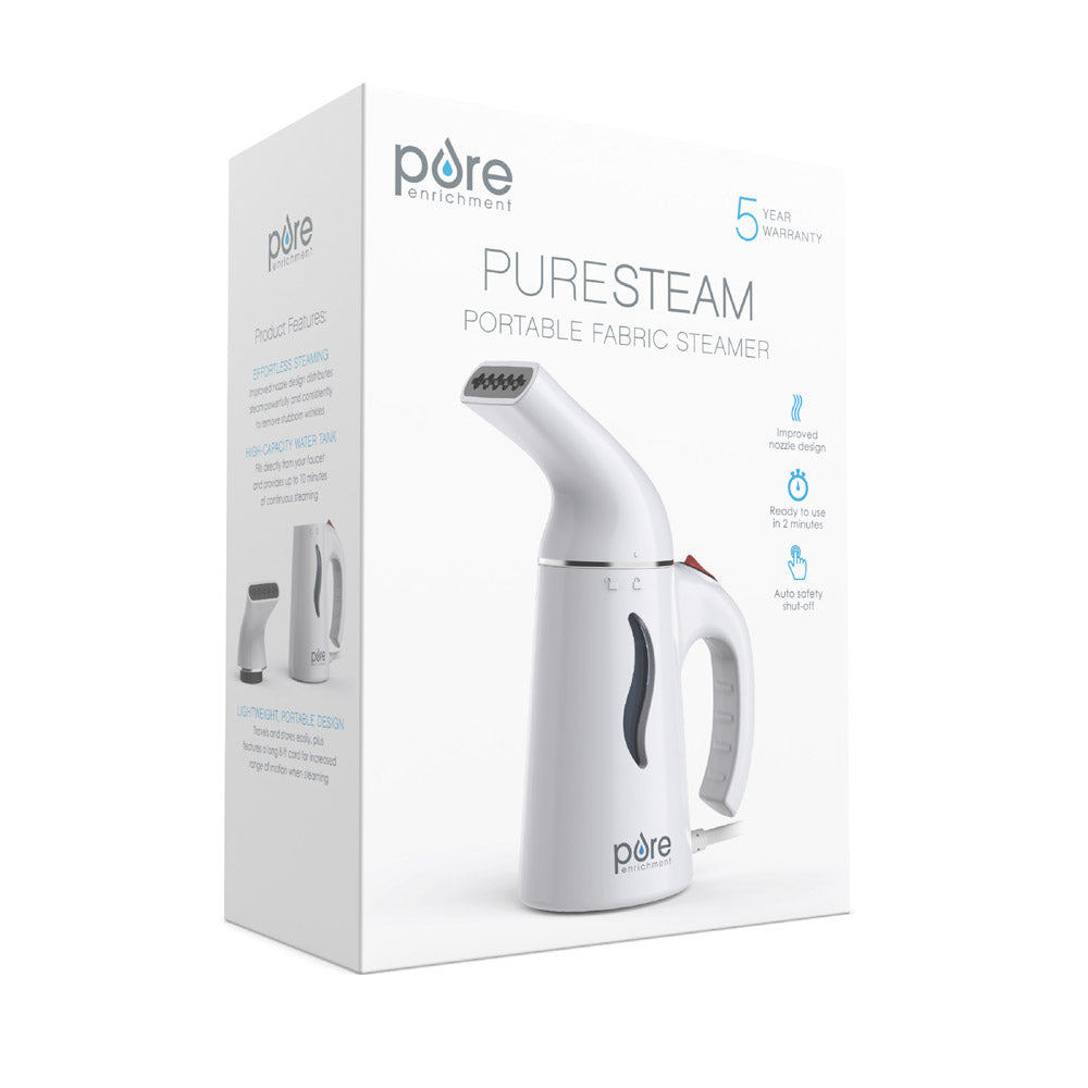 PureSteam™ Portable Fabric Steamer| Pure Enrichment®