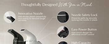 PureSteam™ Portable Fabric Steamer| Pure Enrichment®