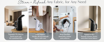 PureSteam™ Portable Fabric Steamer| Pure Enrichment®