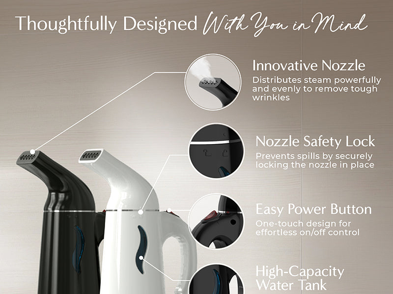PureSteam™ Portable Fabric Steamer| Pure Enrichment®