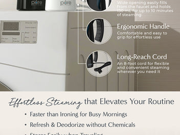 PureSteam™ Portable Fabric Steamer| Pure Enrichment®