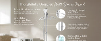 PureSteam™ Pro Upright Garment Steamer | Pure Enrichment®